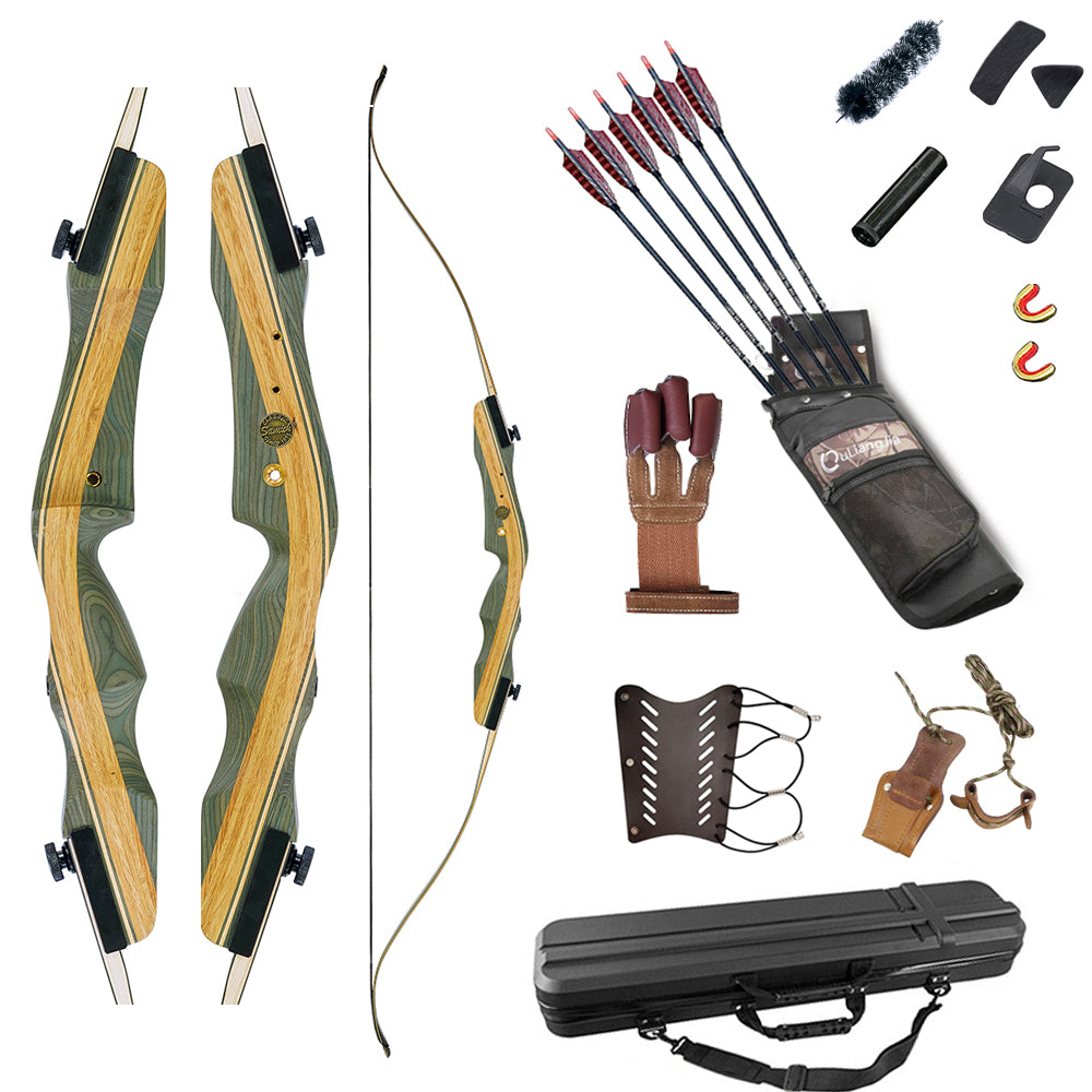 Samick Sage Takedown Recurve Bow 25-60lb RH or LH RTS Full Package ...