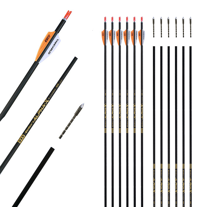 Pandarus Alpha XT Target Carbon Arrows - topointarchery