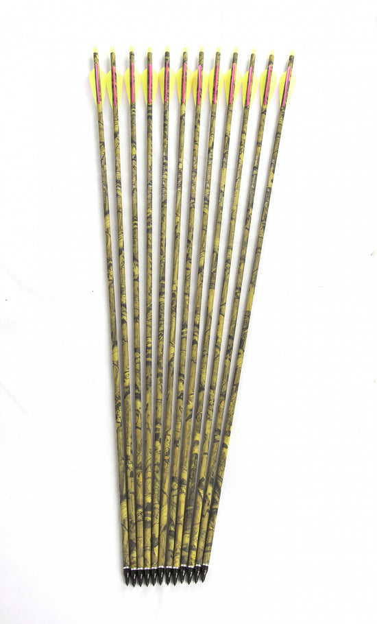 Topoint CARBON CAMO ARROWS - topointarchery
