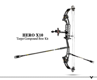 Sanlida Hero X10 Target Compound Bow Kit - topointarchery